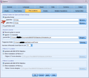 Customizing SPSS