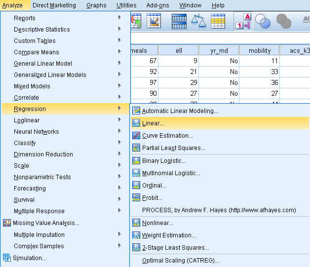 Introduction to Regression with SPSS Lesson 1: Introduction to Regression with SPSS