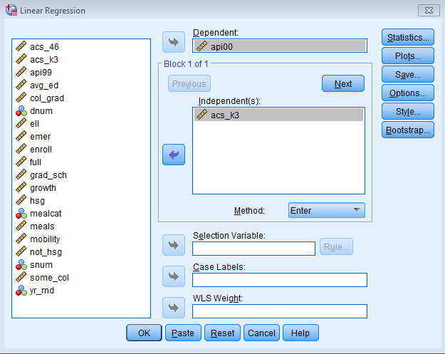 Introduction to Regression with SPSS Lesson 1: Introduction to Regression with SPSS