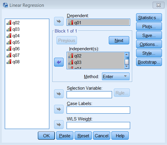 Principal Components (PCA) and Exploratory Factor Analysis (EFA) with SPSS