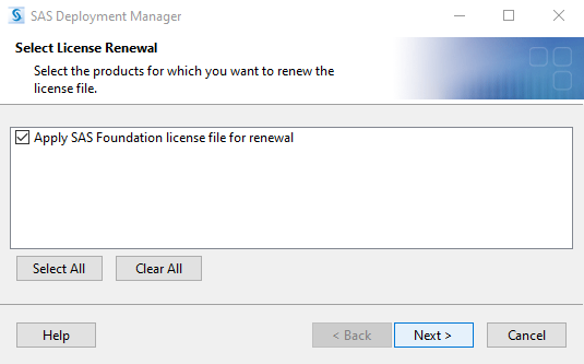How do I Renew SAS 9?