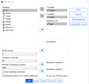Introduction to Mediation Models with the PROCESS Macro in SPSS